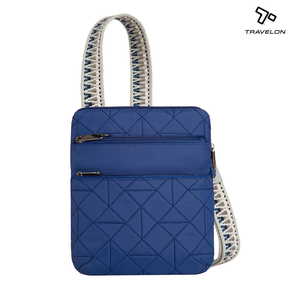 Travelon Anti-Theft Boho Slim Bag Lush Blue – Bratpack Indonesia