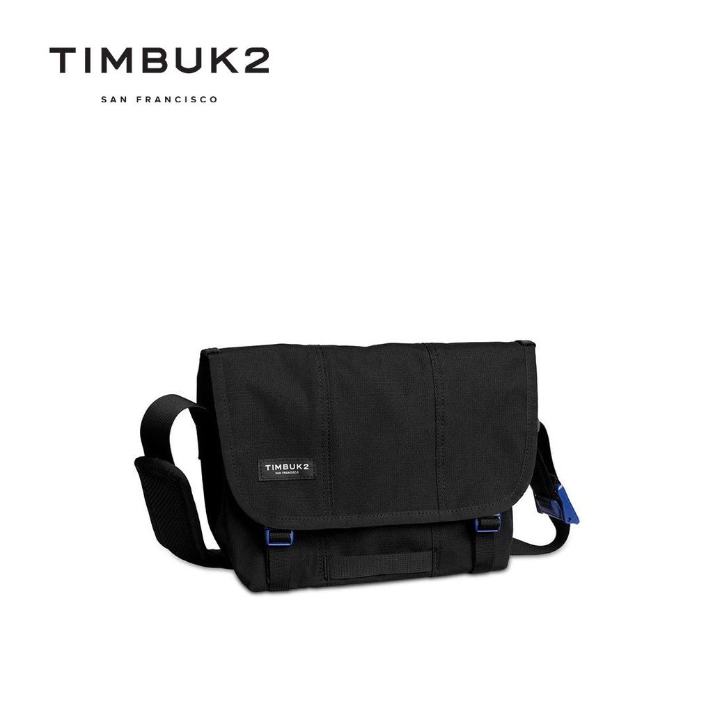 TIMBUK2 Flight Classic Messenger Bag XS - Jet Black Blue Wish CORE ...